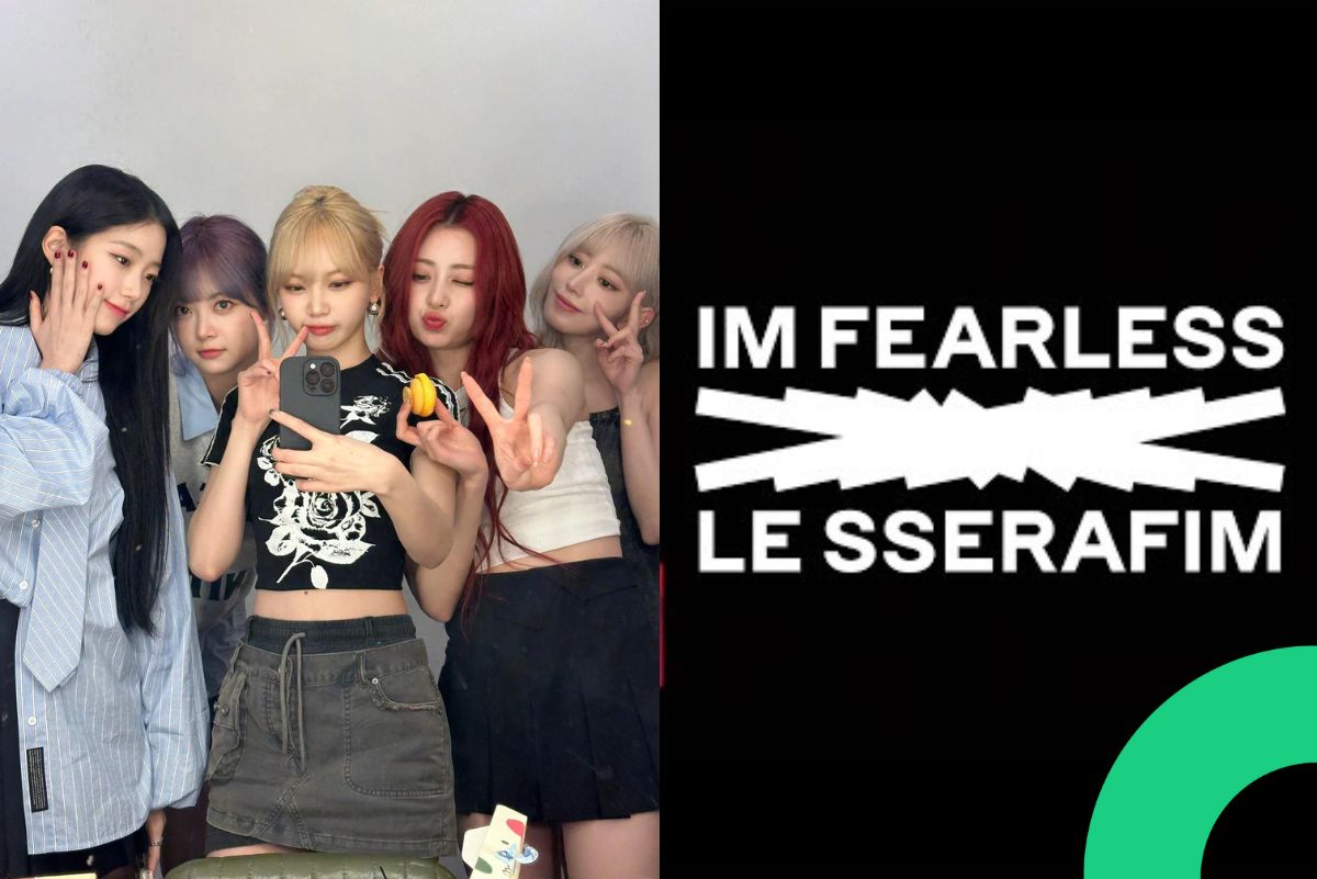 LE SSERAFIM s Logo The Genius Branding Behind IM FEARLESS KbizoOm