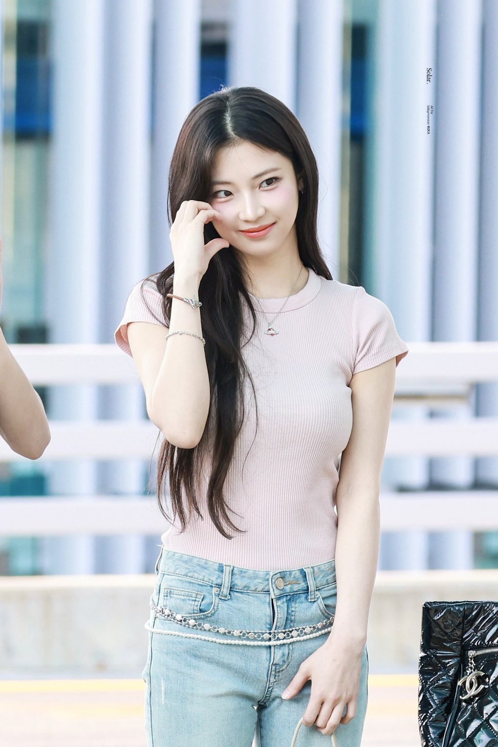 BABYMONSTER's Ruka Steals Hearts with Elegant Airport Dress - KbizoOm